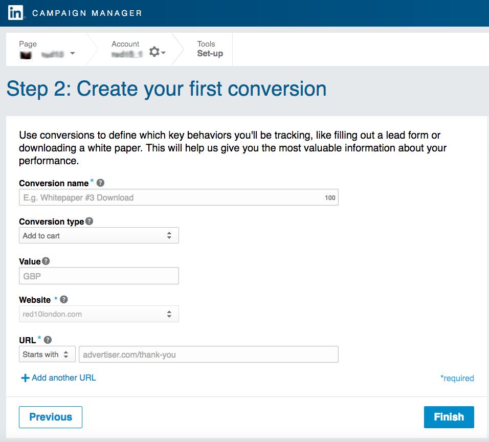 Set-up LinkedIn Conversion Tracking Using Google Tag Manager